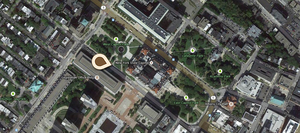 South Tower, Albany NY State Capitol in Flames NYS Capitol Fire Mar 29 ...