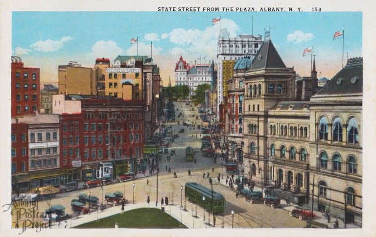 State Street from the Plaza | Albany Postcard Project
